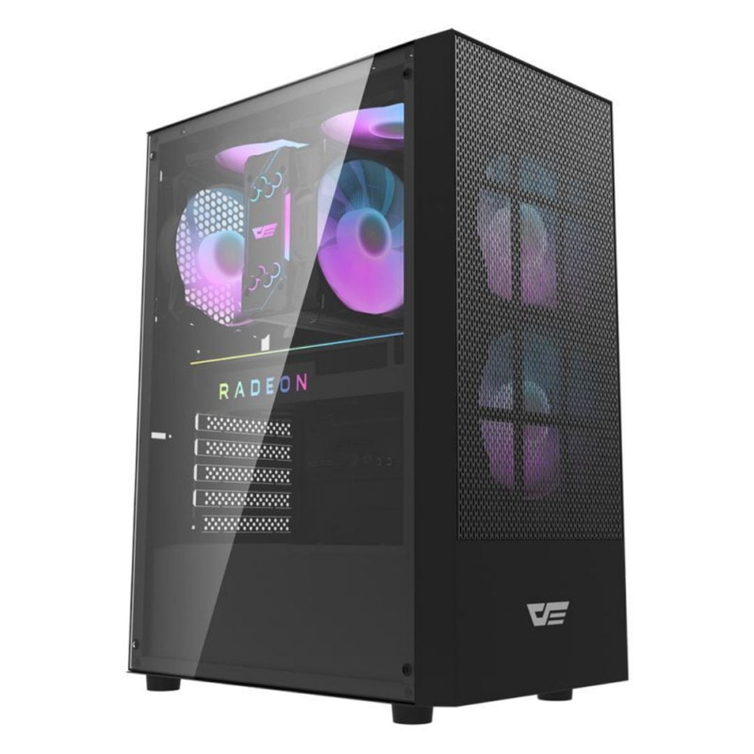 Darkflash A290 Mid-Tower Case 3 ARGB Fans - Computia